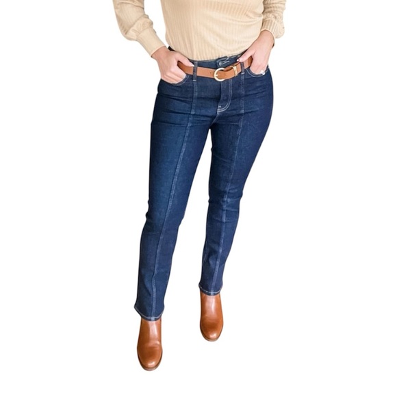 LuLaRoe | Jeans | Nwt Lularoe Straight Leg Seamed Denim | Poshmark